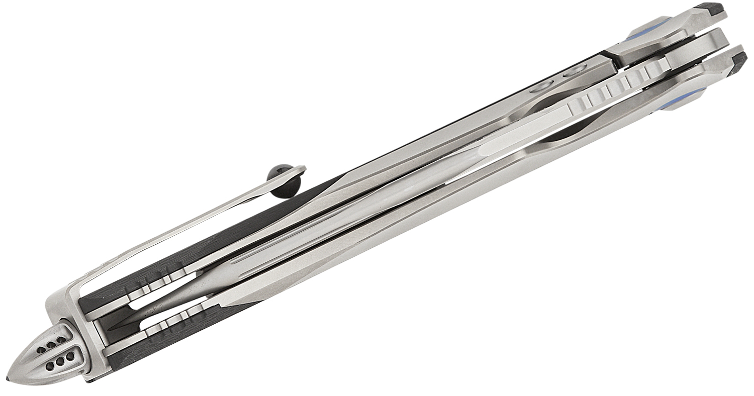 Microtech Matrix Manual Folding Knife 3.77" M390 Blasted Modified ...