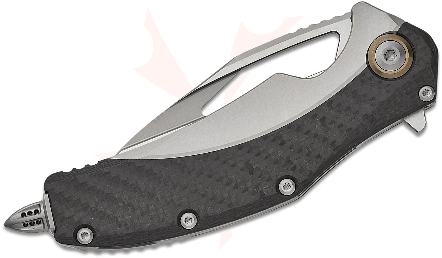 Microtech Matrix Manual Folding Knife 3.77" M390 Blasted Modified ...