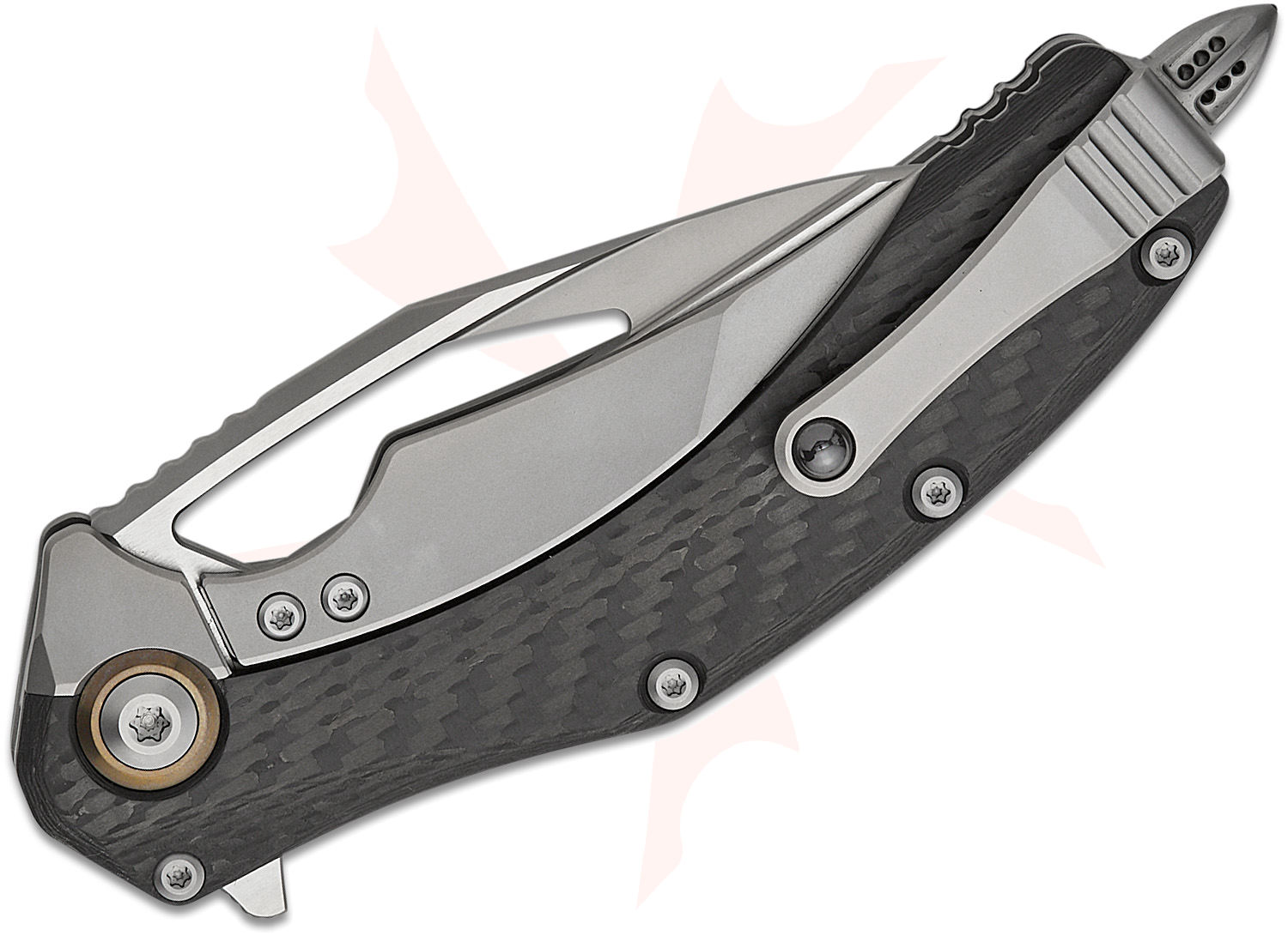 Microtech Matrix Manual Folding Knife 3.77" M390 Blasted Modified ...