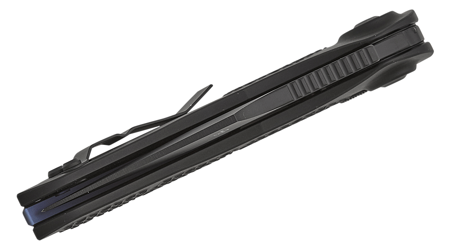 Microtech/Borka Blades AUTO Stitch Folding Knife 3.625" Black Spear ...