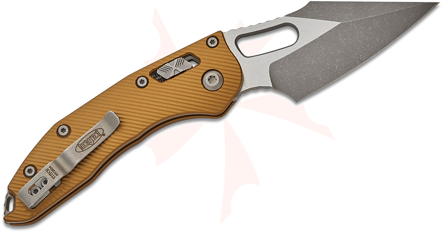 Microtech Stitch RAM-LOK Manual Folding Knife 3.625" Bohler M390MK ...