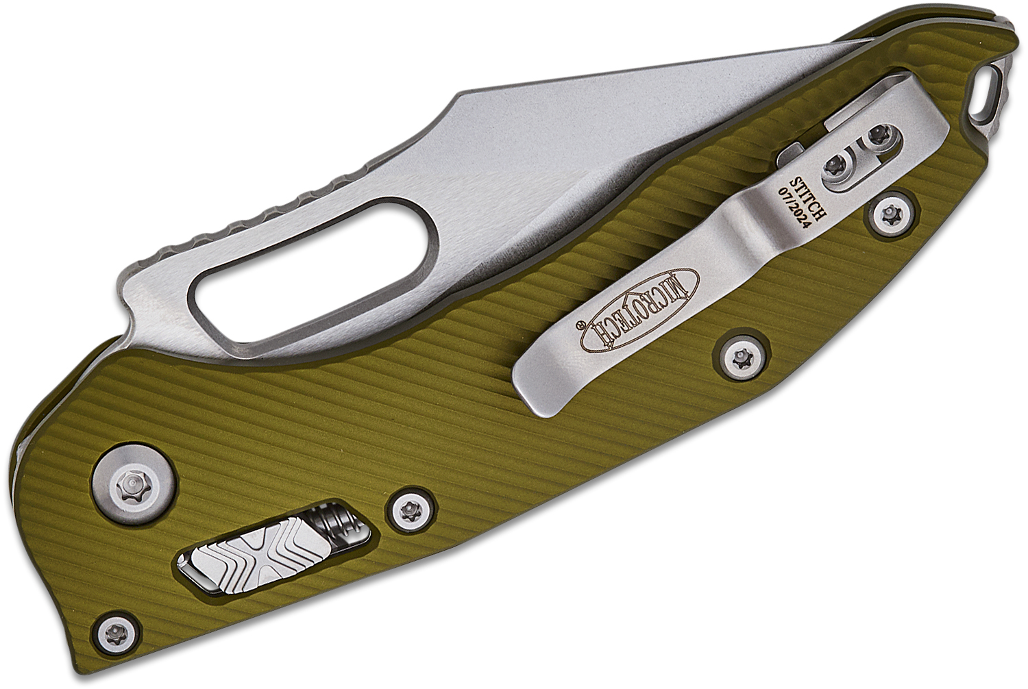 Microtech Stitch RAM-LOK Manual Folding Knife 3.625" Bohler M390MK ...