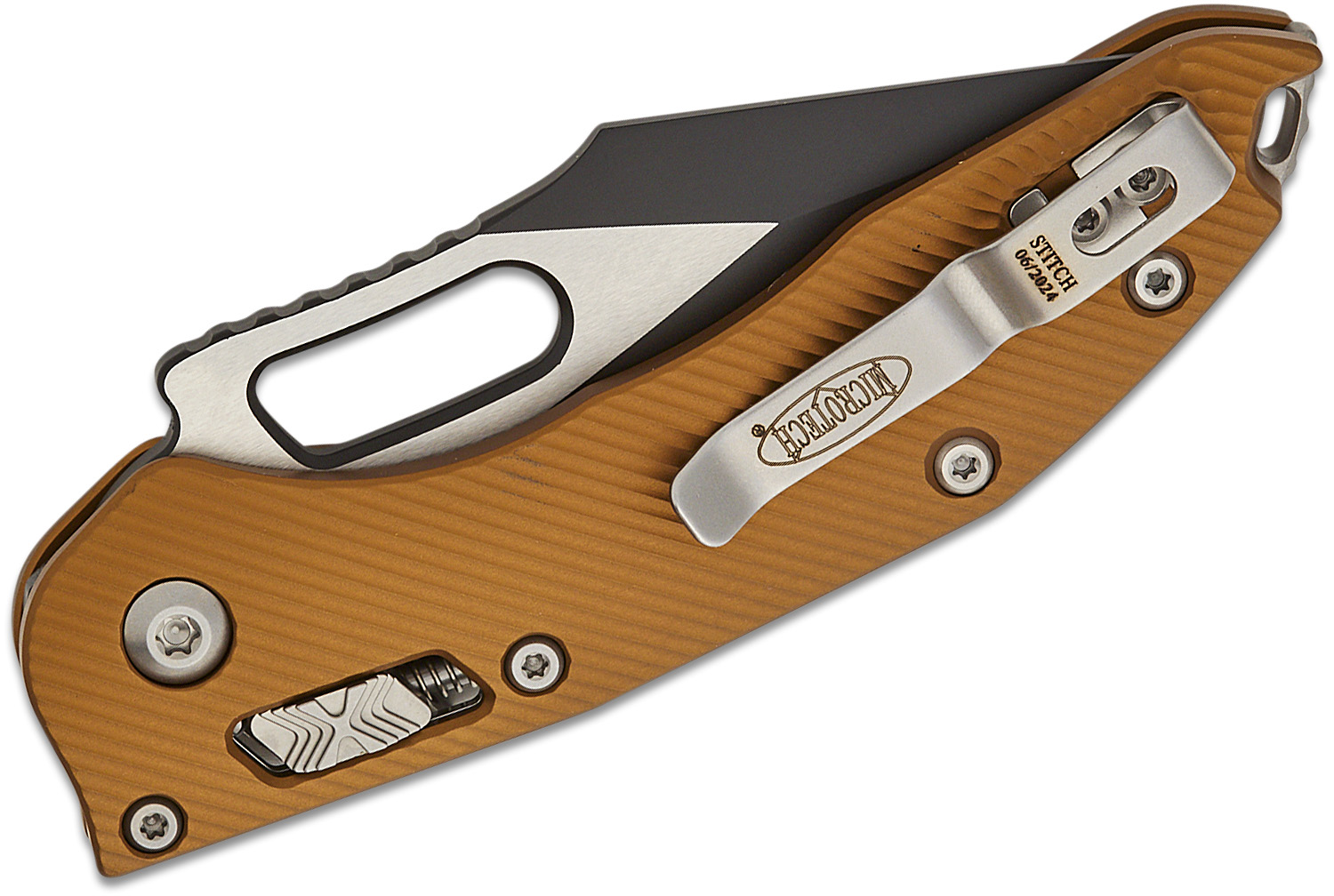 Microtech Stitch RAM-LOK Manual Folding Knife 3.625" Bohler M390MK ...