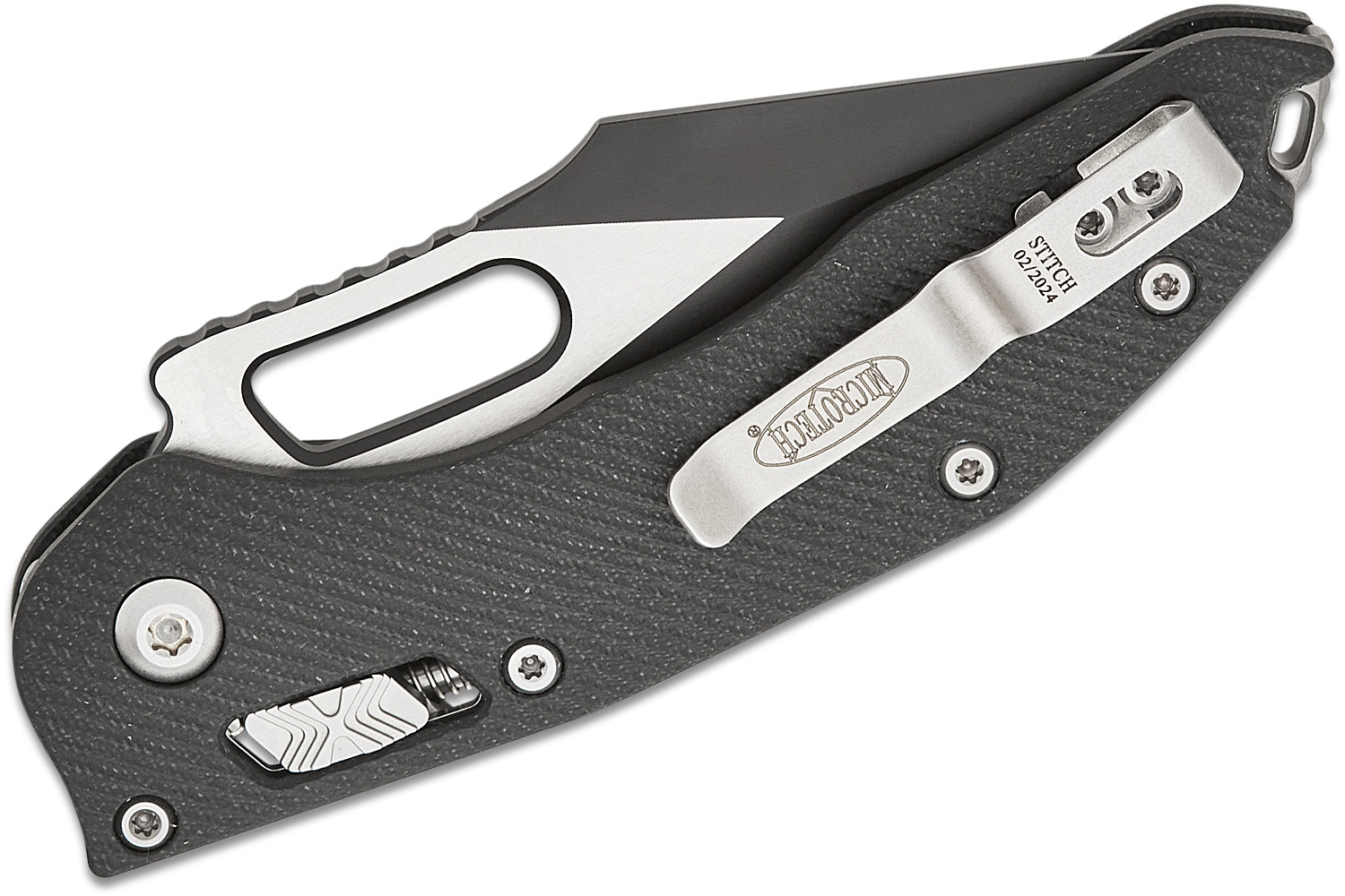 Microtech 169RL-2FLGTBK Stitch RAM-LOK Manual Folding Knife 3.625 ...