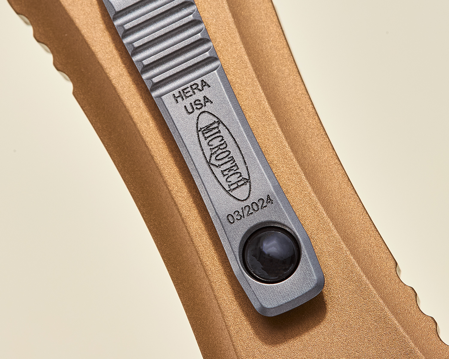 Microtech 1701M-11TA Hera II Mini OTF AUTO Knife 3" M390MK Stonewashed ...