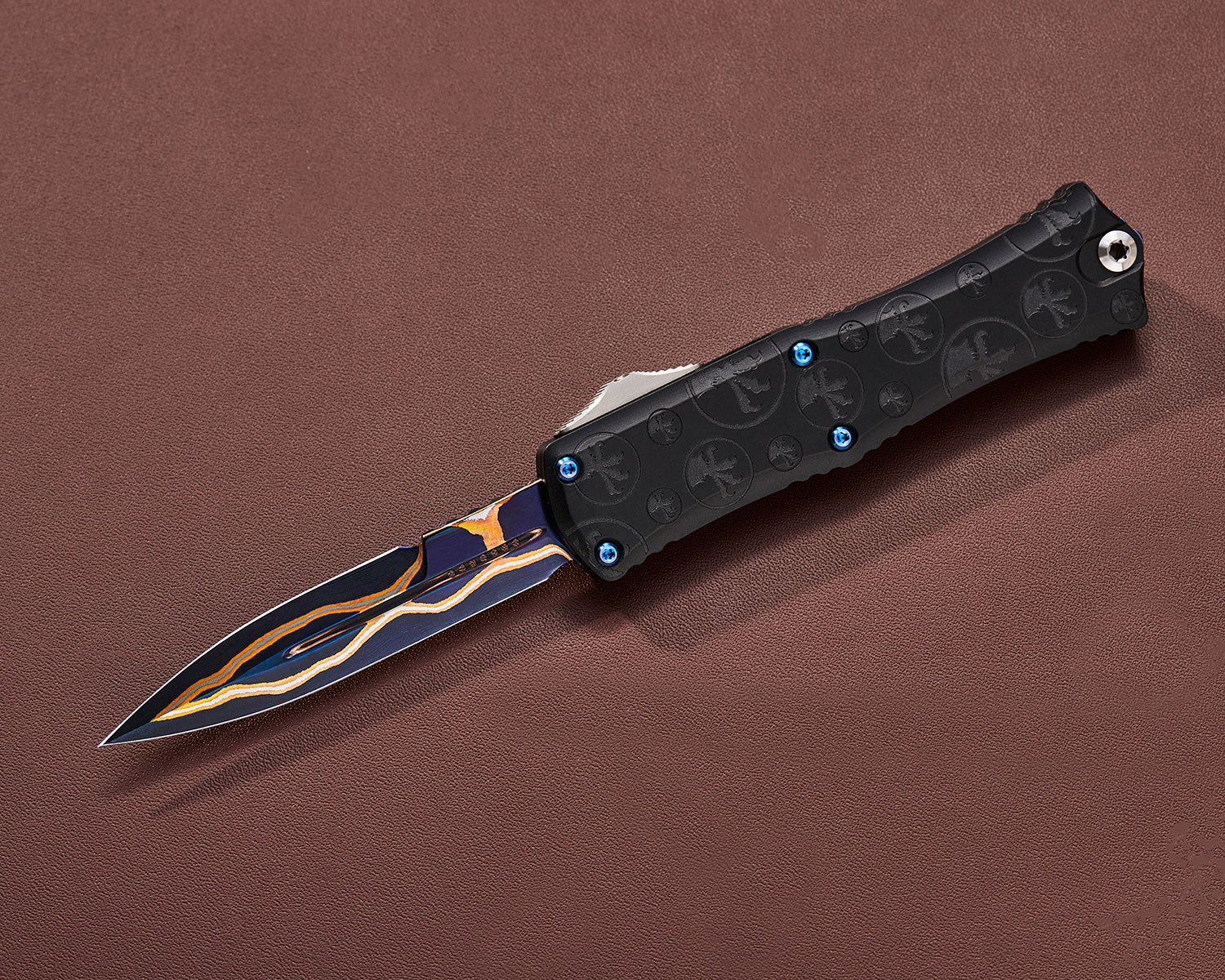 Microtech 1701M-16MS3 Signature Series Marfione Select Hera II Mini OTF ...