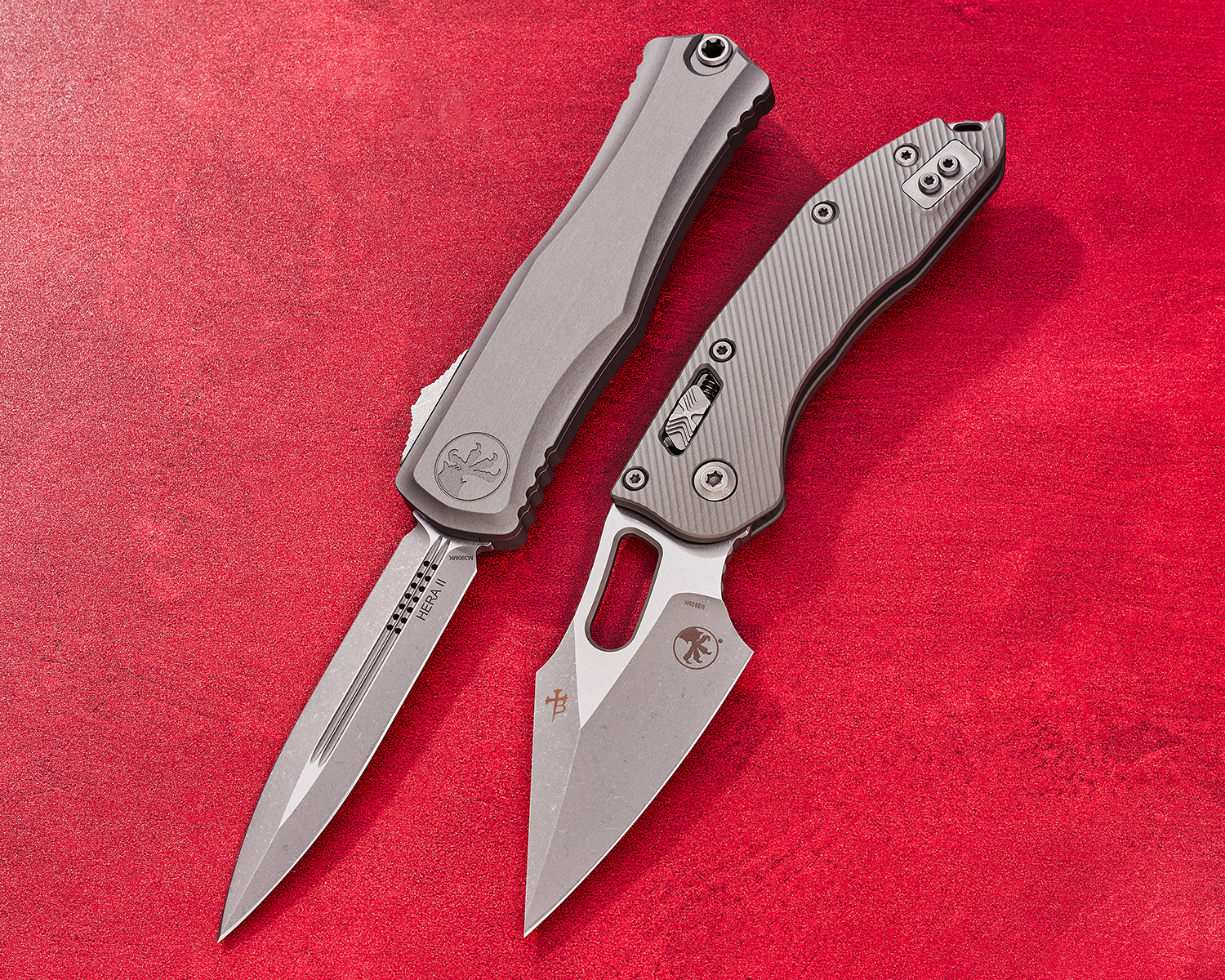 Microtech 1702-10APNC Hera II OTF AUTO Knife 4" M390MK Apocalyptic ...
