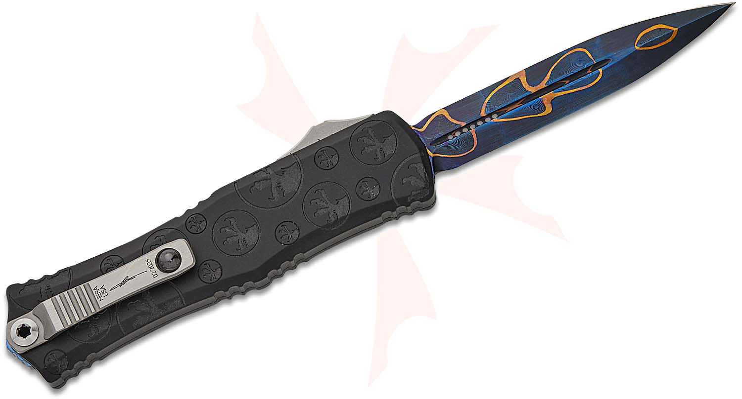 Microtech 1702M-16MS3 Signature Series Marfione Select Hera II Mini OTF ...