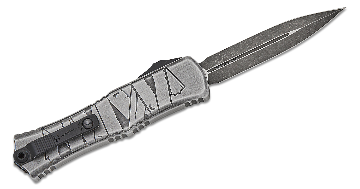 Microtech 1702M-1BMHWMYS Signature Series Hera II Mini OTF AUTO Knife 3 ...