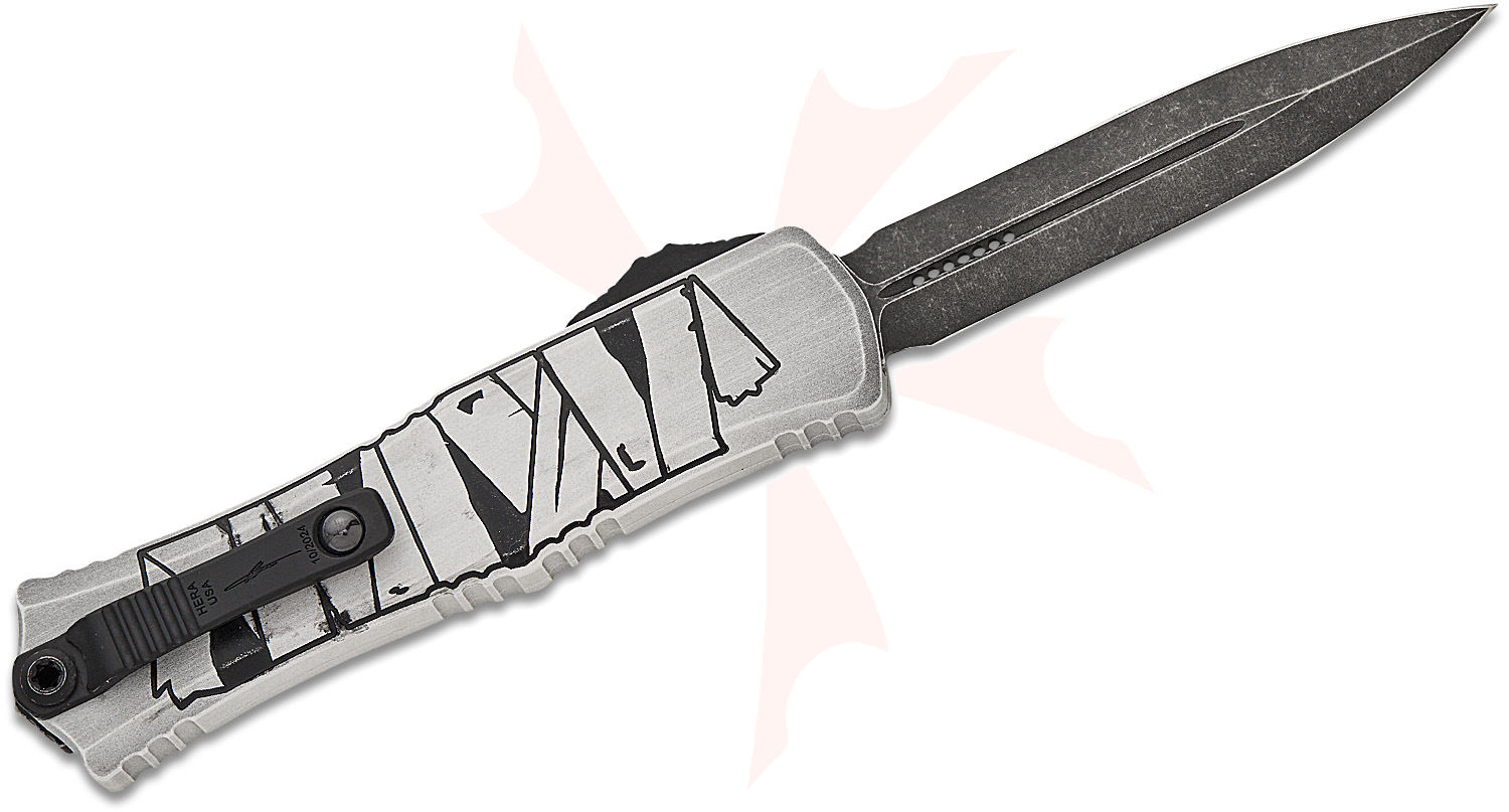 Microtech 1702M-1HWMYS Signature Series Hera II Mini OTF AUTO Knife 3 ...