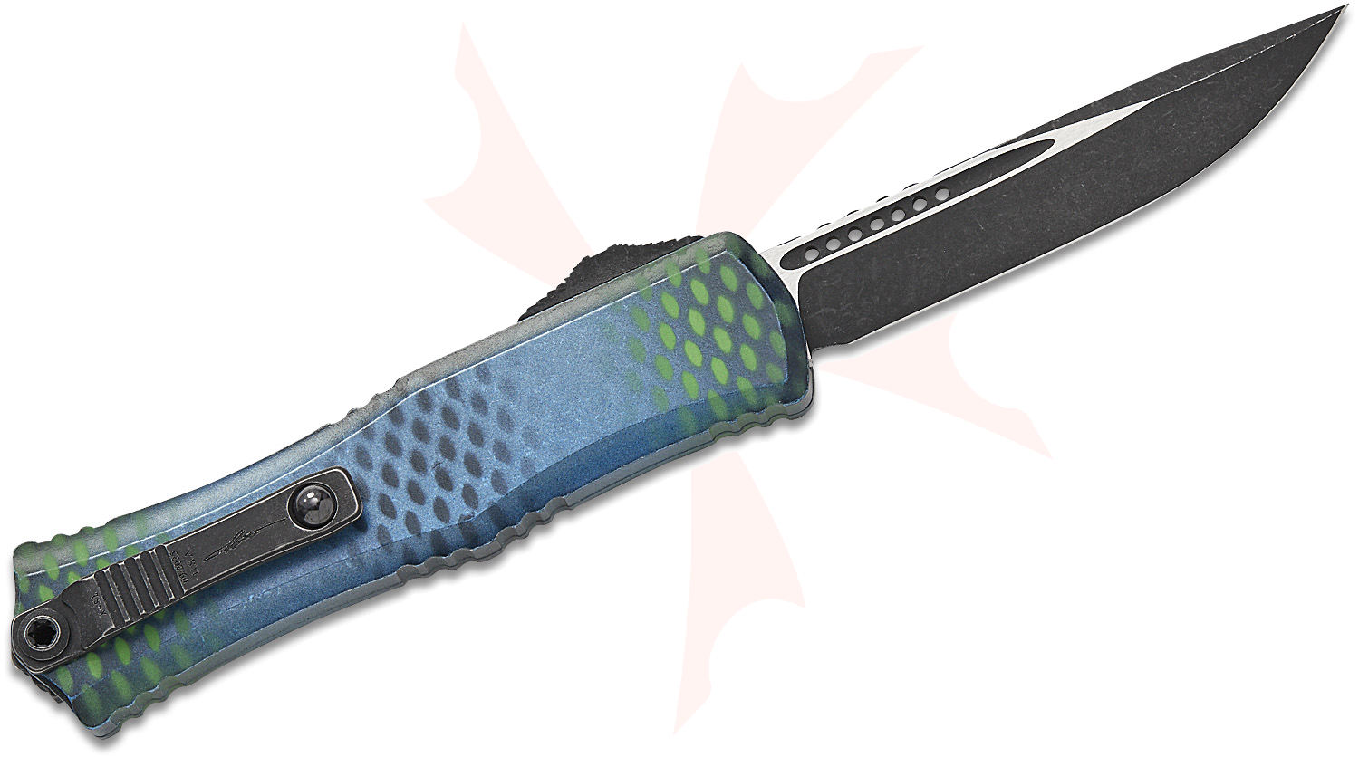 Microtech 1703M-1BLX51S Signature Series Hera II Mini OTF AUTO Knife 3 ...
