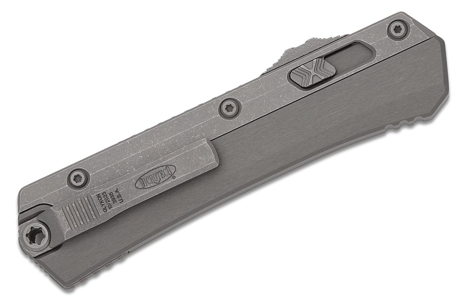 Microtech 184-10APNC Glykon Natural Clear AUTO OTF Knife 3.75 ...