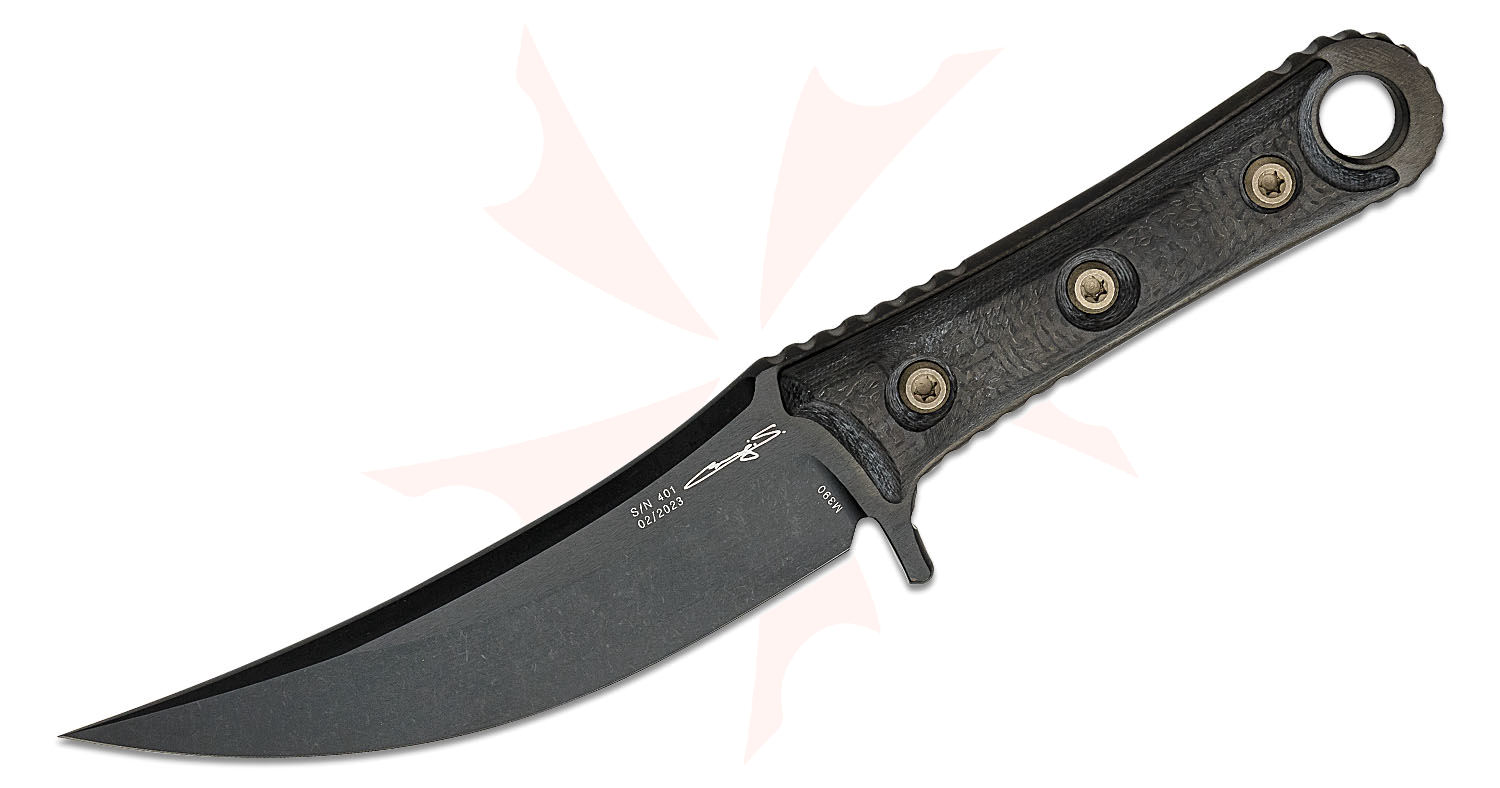 Microtech/Borka Blades 200-1DLCCFS Signature Series SBK Fixed Blade ...