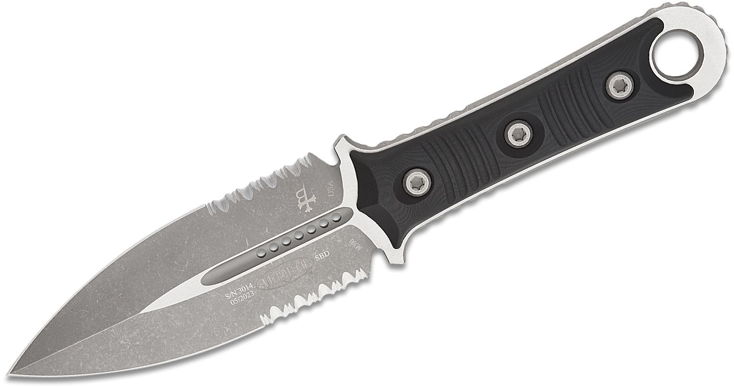 Microtech/Borka Blades 201-11AP SBD Fixed Blade Knife 4.375 ...
