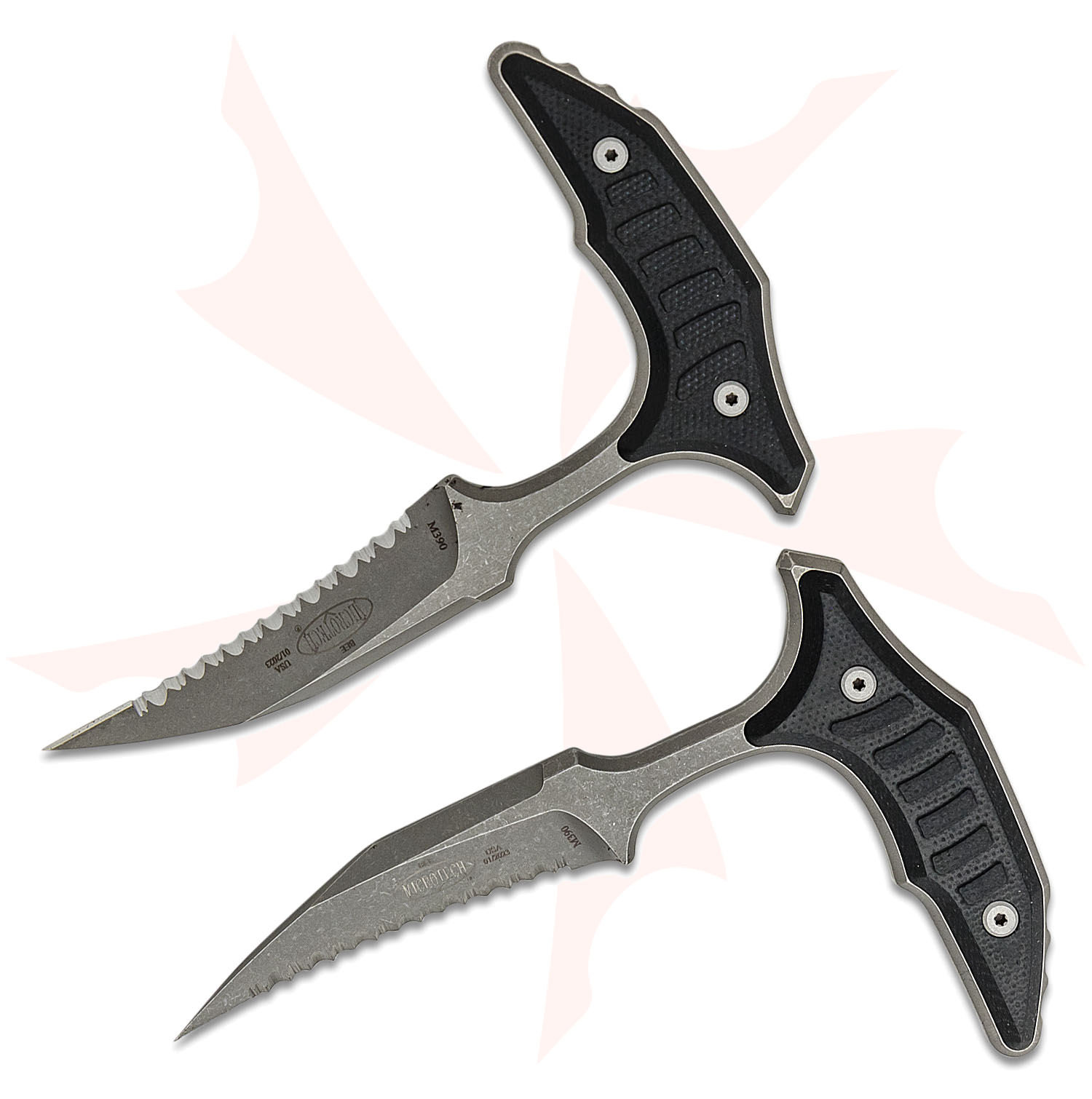 Microtech/Bastinelli Creations Signature Series Double BEE Push Dagger ...