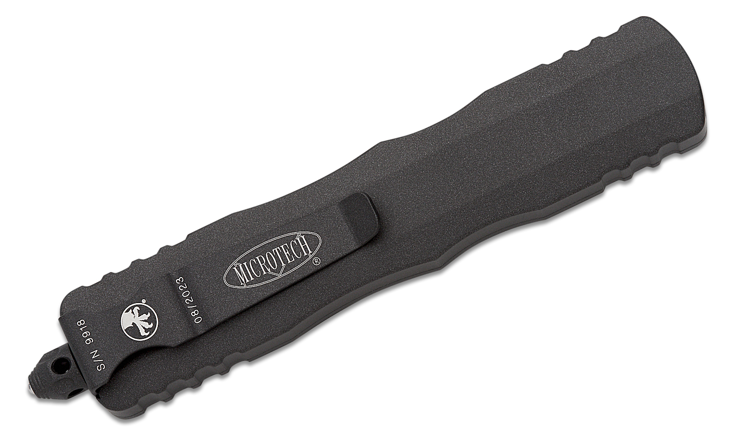 Microtech 227-1CDT Dirac Delta AUTO OTF Knife 3.79" Dark Tungsten ...