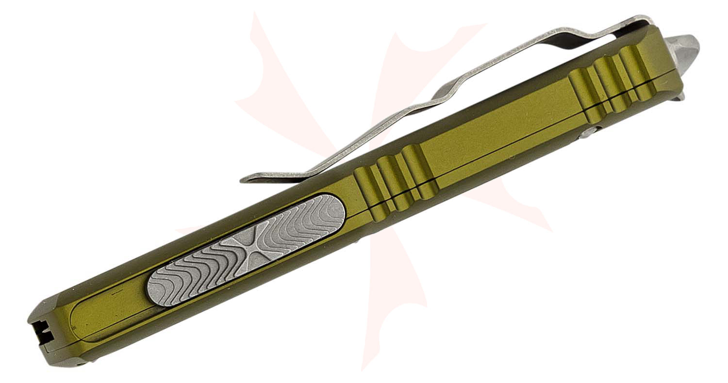 Microtech UTX-85 AUTO OTF Knife 3" Apocalyptic Plain Drop Point Blade ...