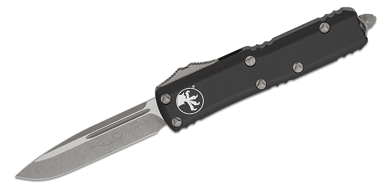 Microtech 231-10AP UTX-85 AUTO OTF Knife 3" Apocalyptic Drop Point ...