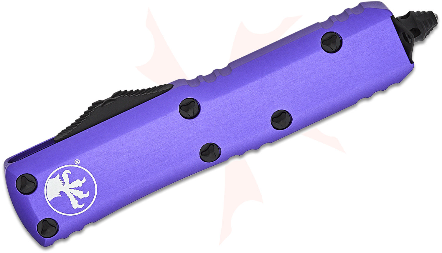 Microtech 231-1PU UTX-85 AUTO OTF 3" Black Drop Point Plain Blade ...