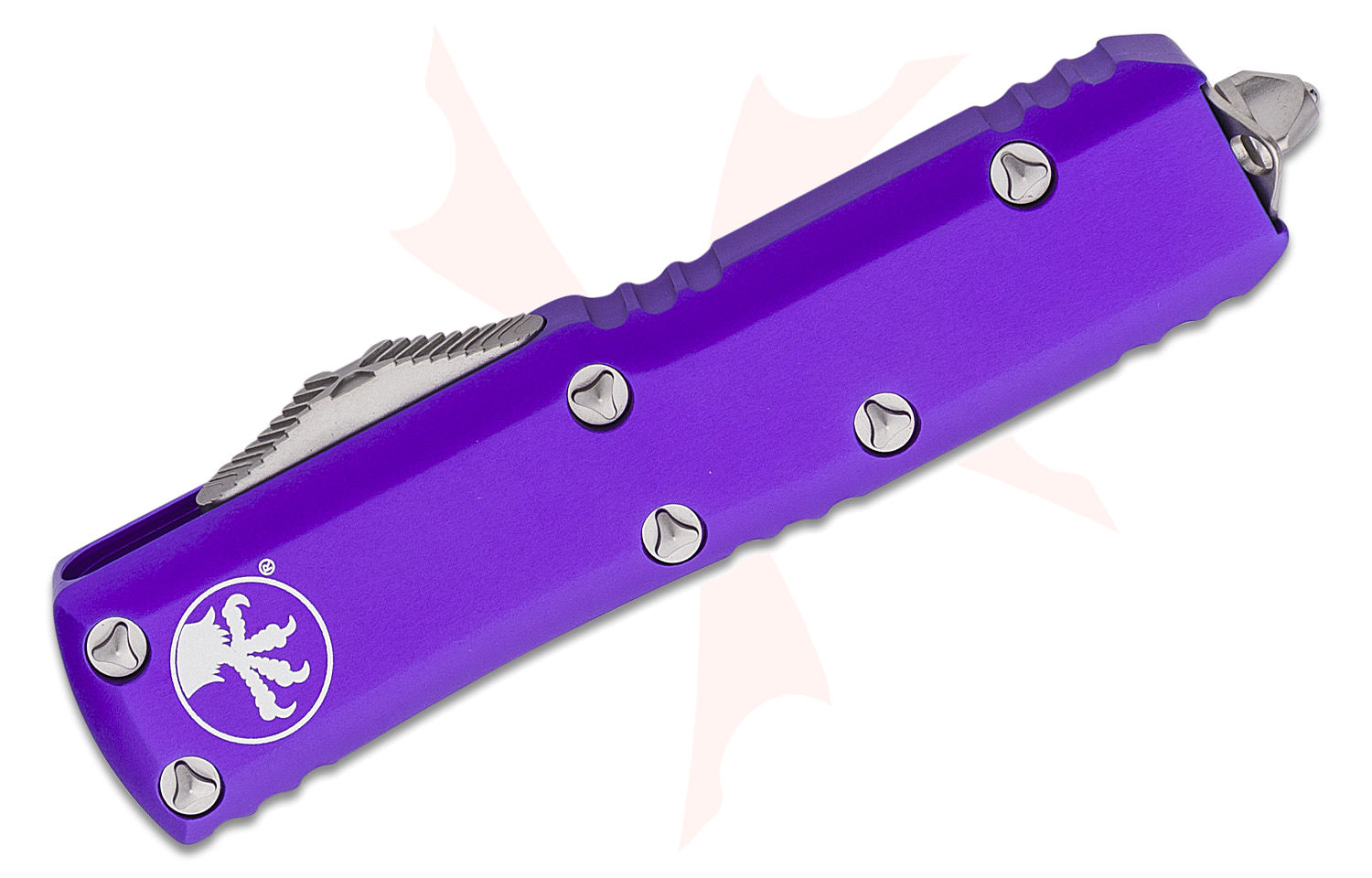 Microtech 232-10PU UTX-85 AUTO OTF Knife 3" Stonewashed Double Edge ...