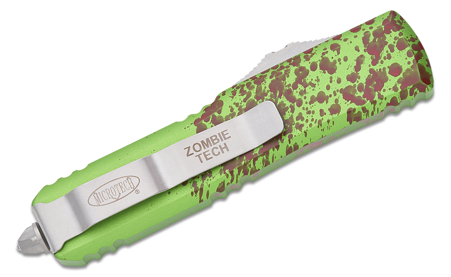 Microtech 232-11Z UTX-85 Zombie AUTO OTF Knife 3" Stonewashed Double ...