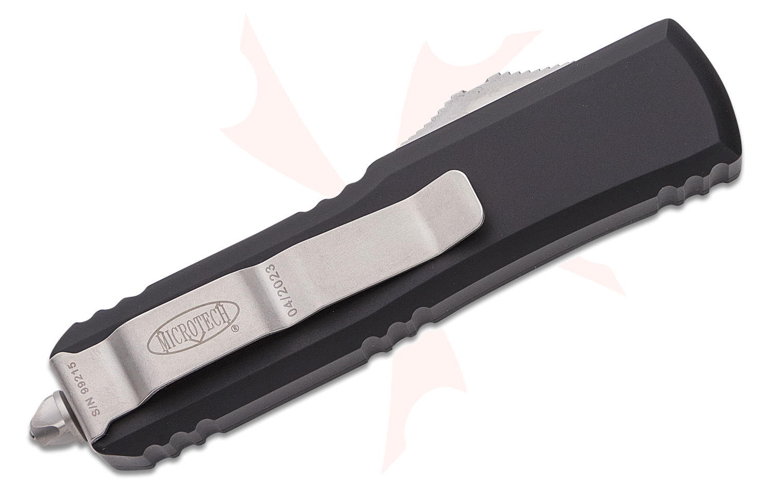 Microtech 232 11 Utx 85 Auto Otf Knife 3 Stonewashed Double Combo Edge