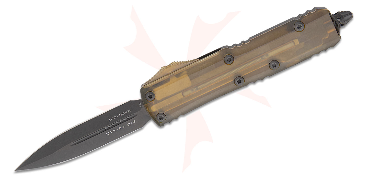 Microtech 232-1DLCTULS Signature Series UTX-85 AUTO OTF 3" Black DLC ...