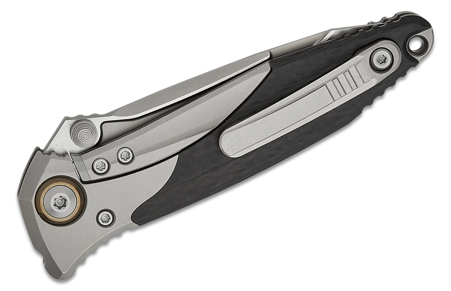 Microtech Socom Bravo Mini Manual Folding Knife 3.5" M390 Blasted Tanto ...