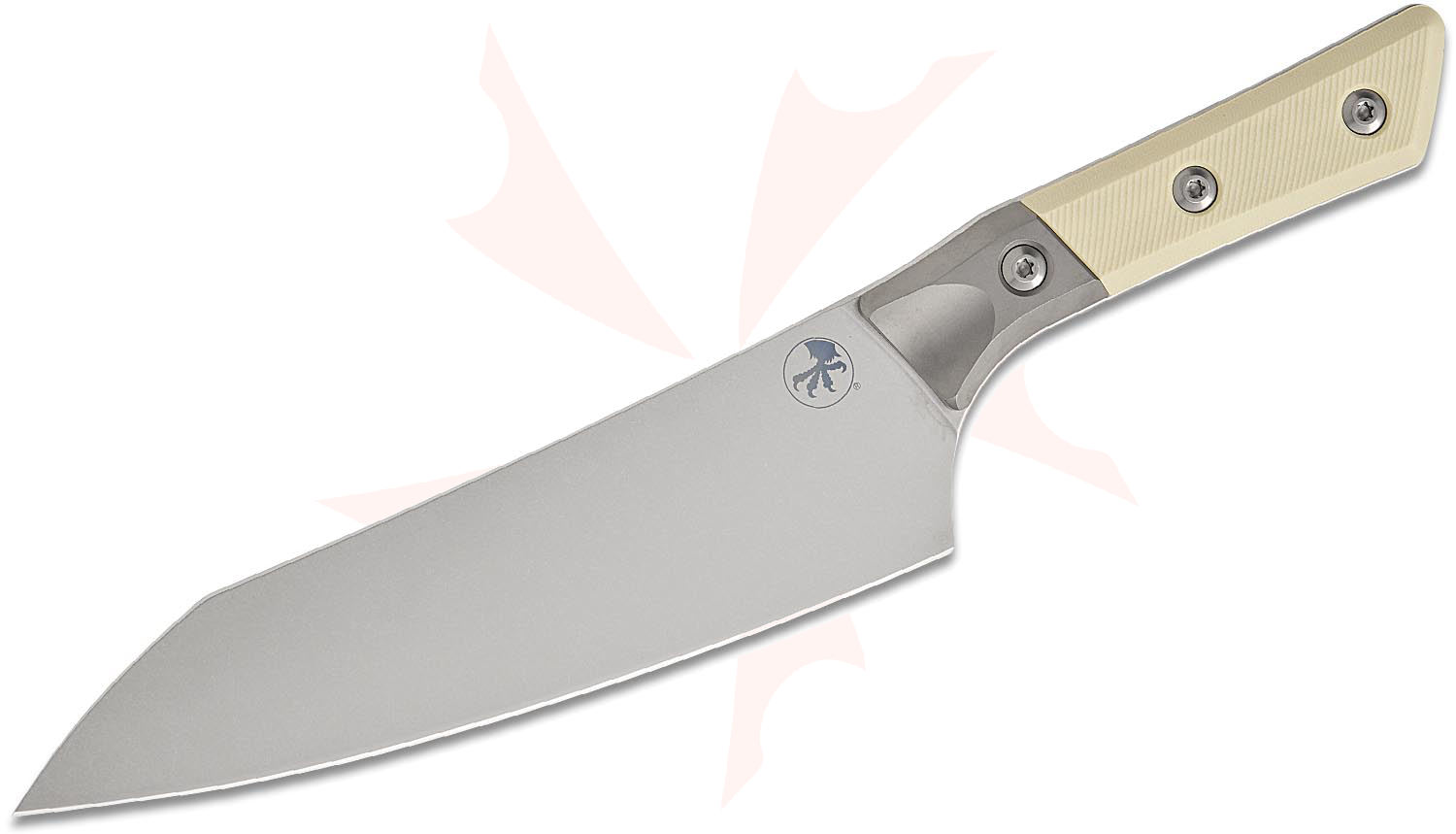 Microtech 3000B-10IV Kitchen Chef's Knife 8" M390MK Stonewashed Blade ...