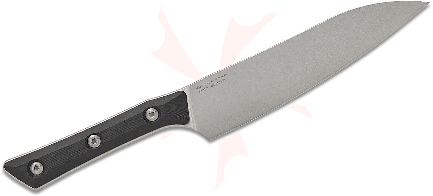 Microtech 3400-10BK Kitchen Utility Knife 6" M390MK Stonewashed Blade ...