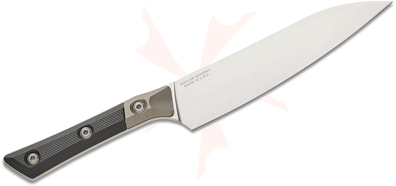 Microtech 3400B-10BK Kitchen Utility Knife 6" M390MK Stonewashed Blade ...