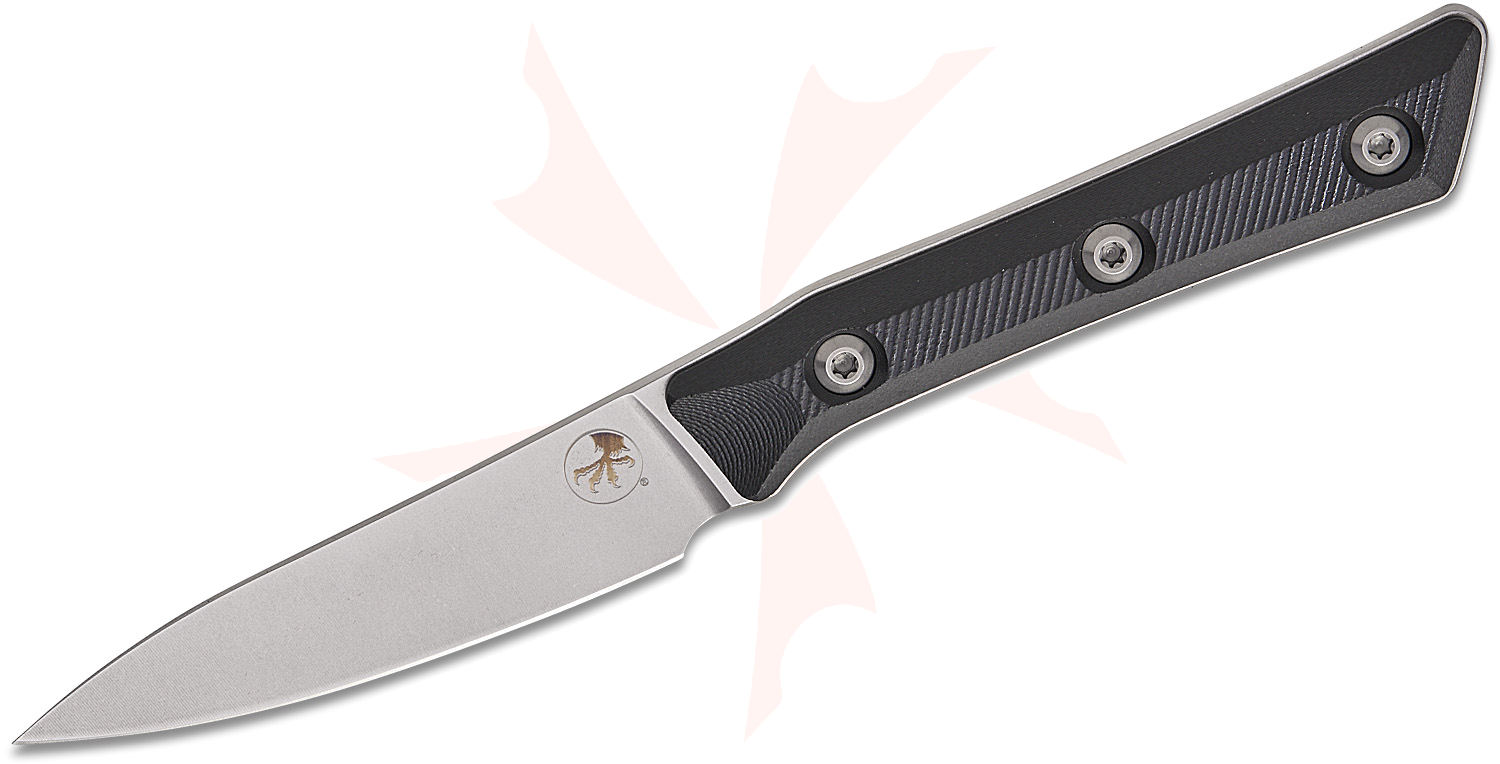 Microtech 3500-10BK Kitchen Paring Knife 3.75" M390MK Stonewashed Blade ...