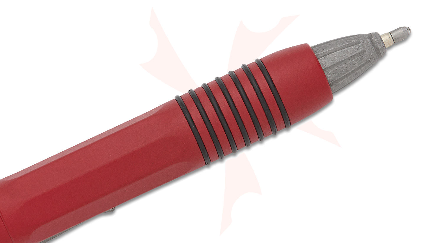 Microtech Siphon II Red Stainless Steel Pen, Black Ink, Apocalyptic ...