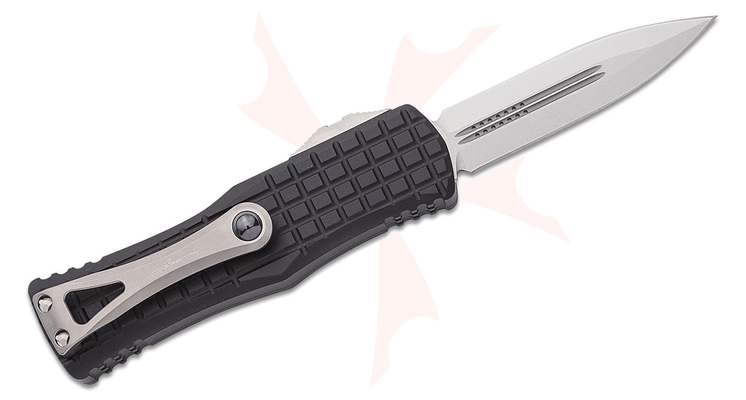 Microtech 702-10FRS Hera OTF AUTO Knife 3.125" Stonewashed Double Edge ...