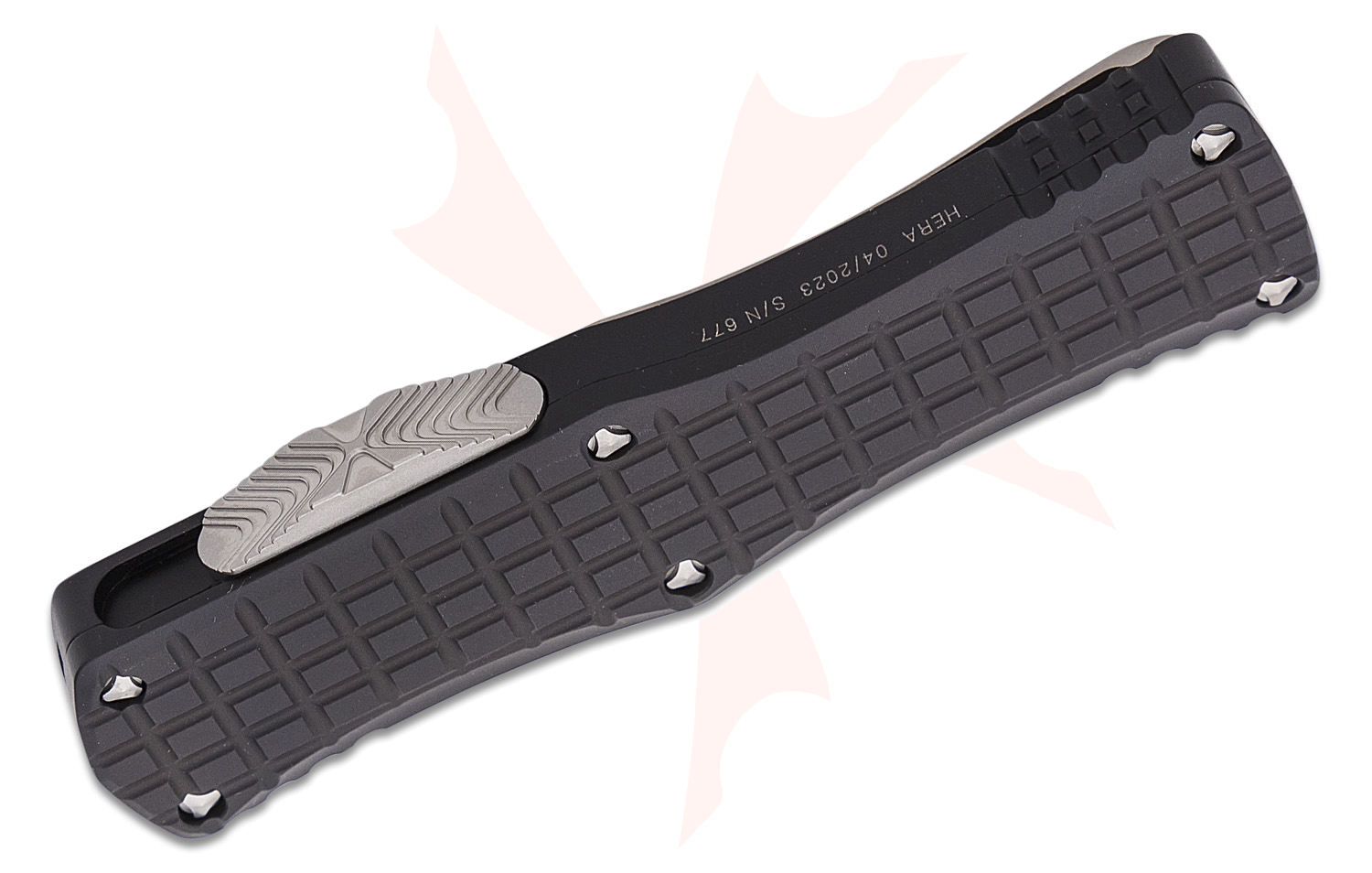 Microtech 702-10FRS Hera OTF AUTO Knife 3.125" Stonewashed Double Edge ...