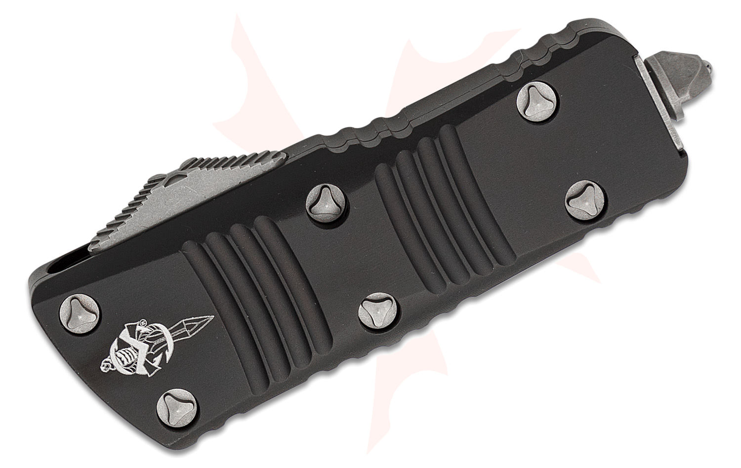 Microtech 819-10APS Signature Series Troodon Mini OTF AUTO Knife 1.99" Apocalyptic Hellhound ...