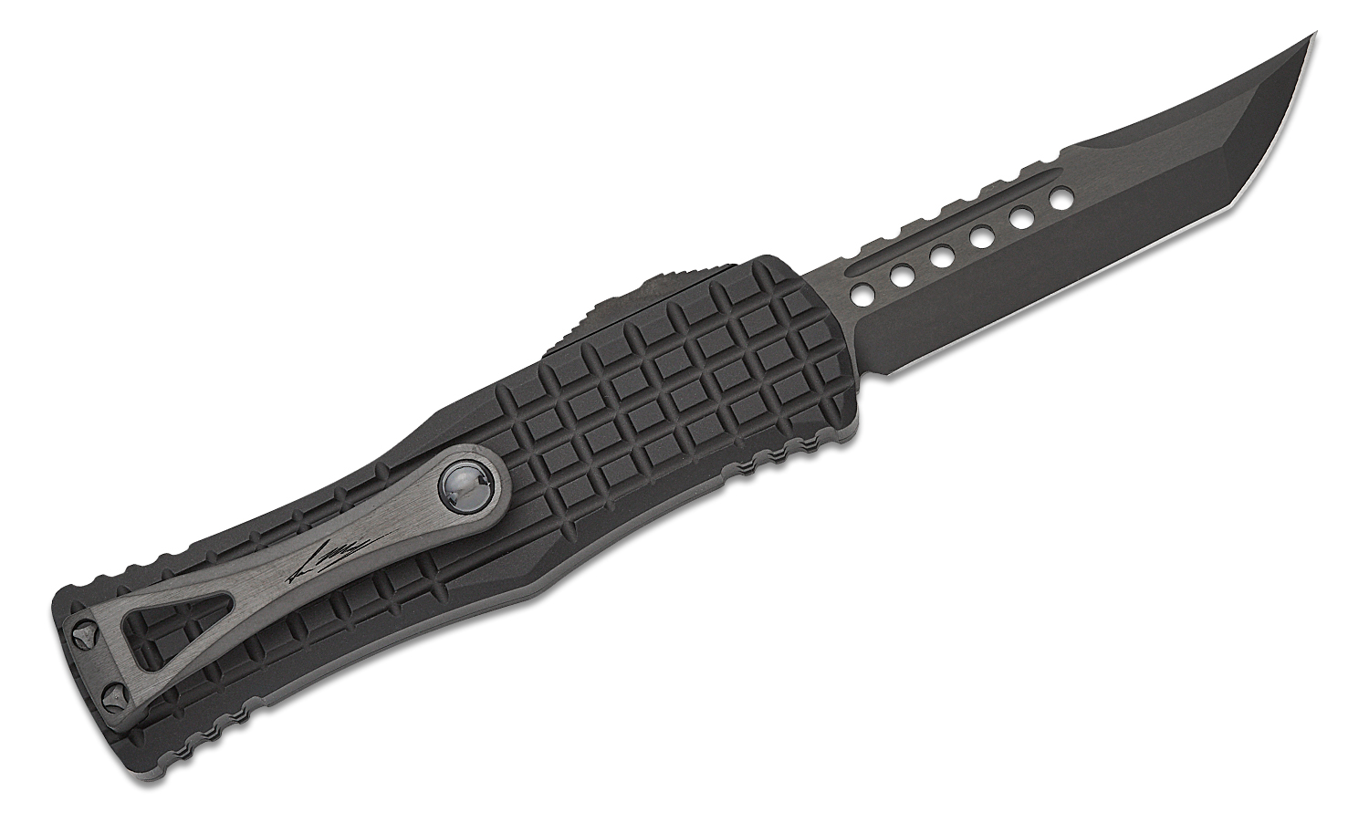 Microtech 919-1DLCTFRSH Signature Series Hera Shadow OTF AUTO Knife 3. ...