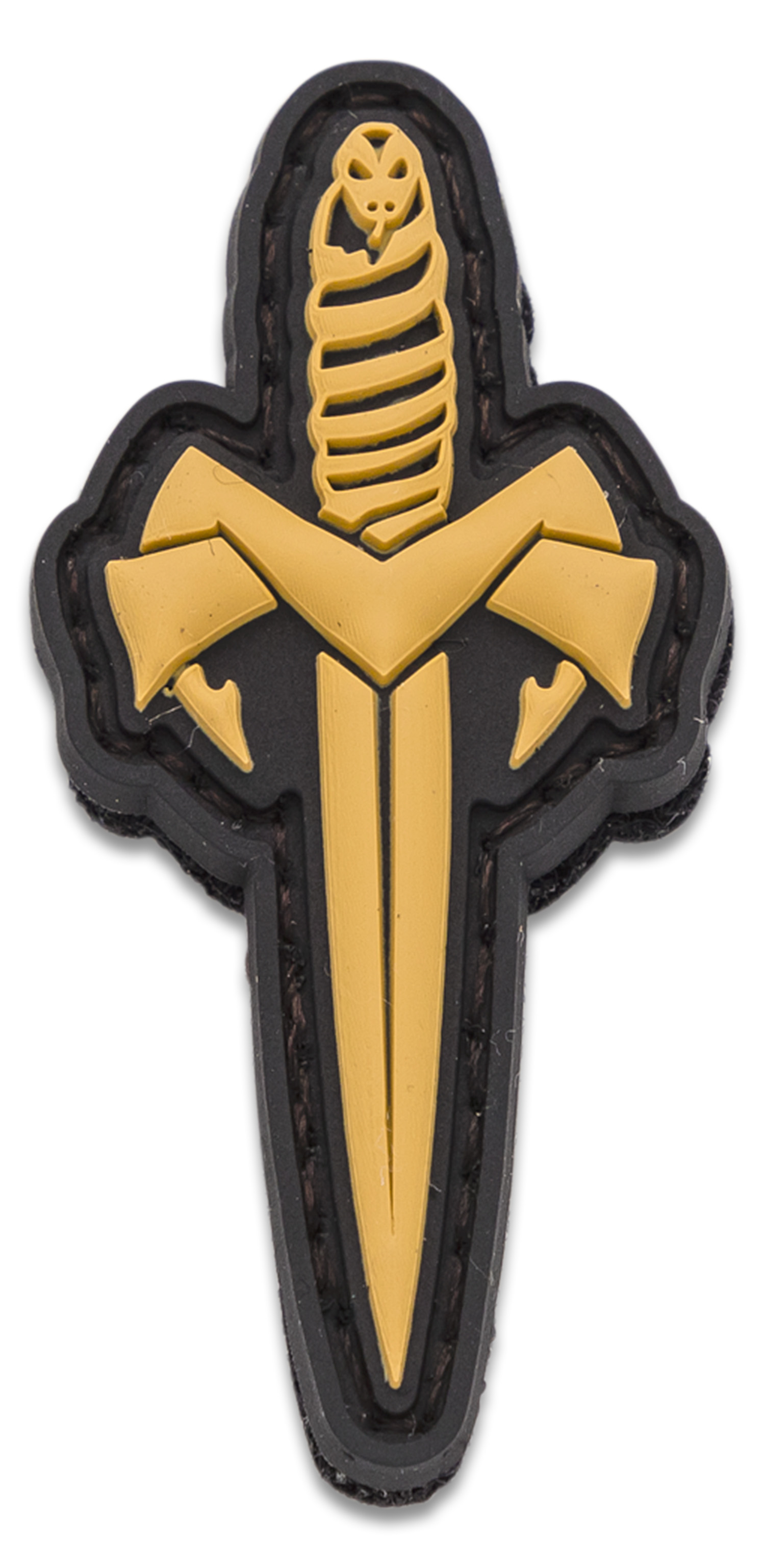 Microtech PVC Marfione Dagger Patch - KnifeCenter - MTPVCMFD - Discontinued