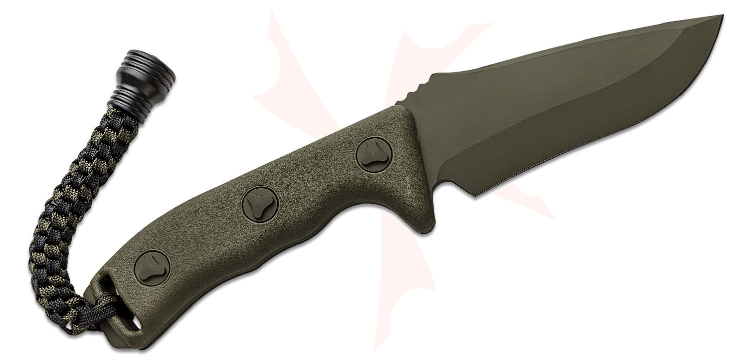Microtech 102-1OD Currahee Combat Fixed Blade Knife 4.75" OD Green ...