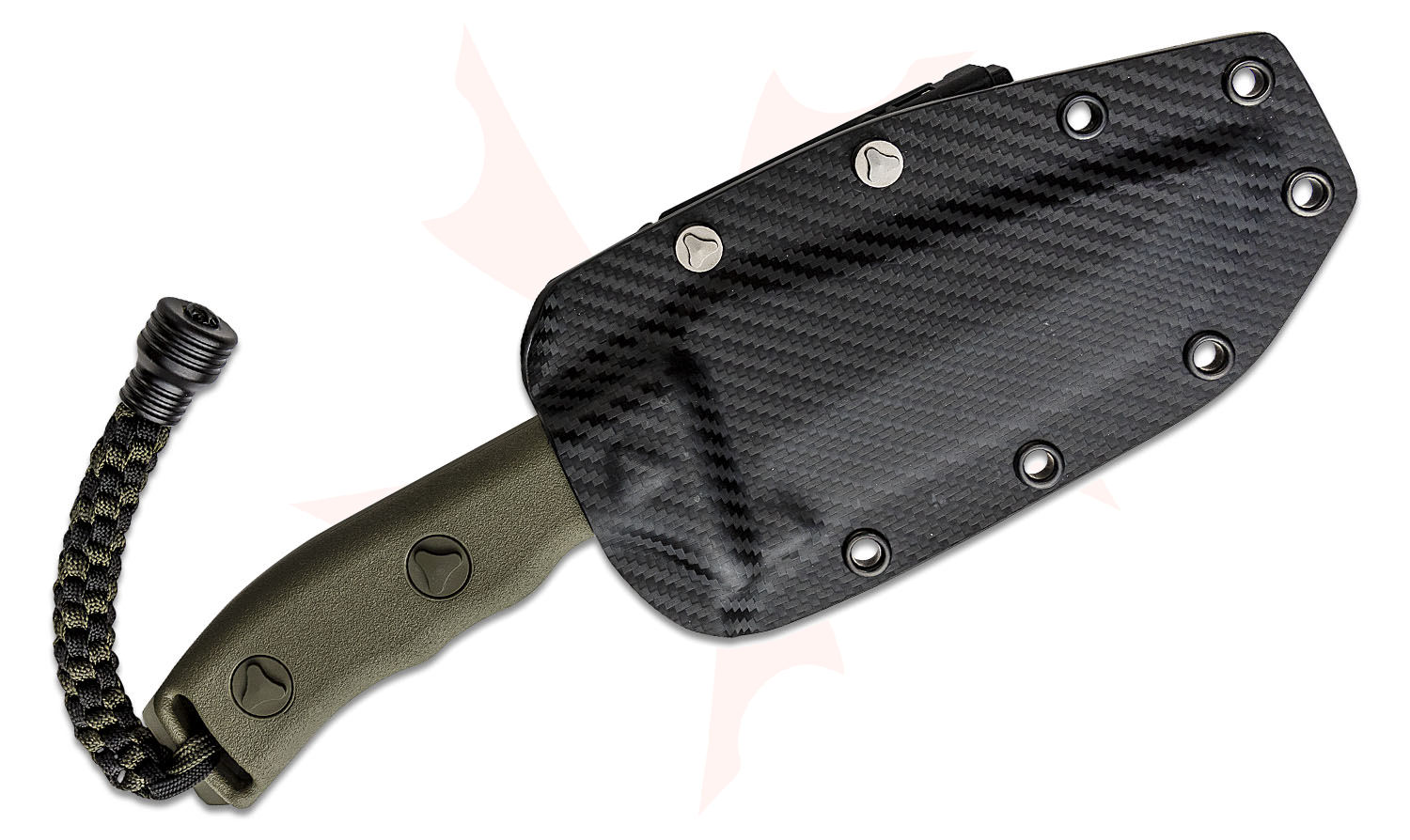 Microtech 102-1OD Currahee Combat Fixed Blade Knife 4.75" OD Green ...