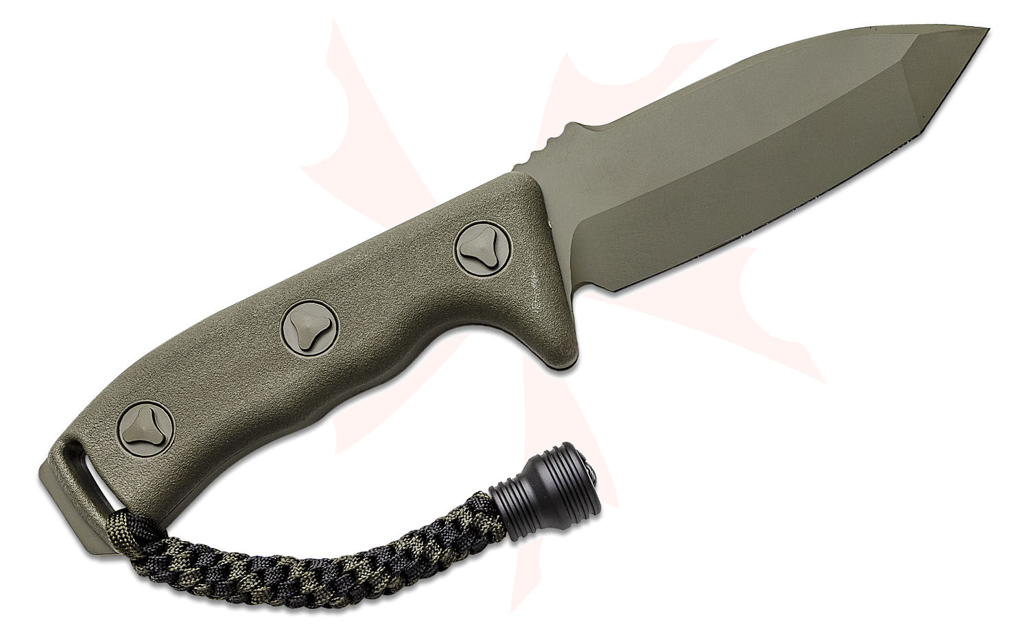 Microtech 103-1COD Currahee Combat Fixed Blade Knife 4.75" OD Green ...
