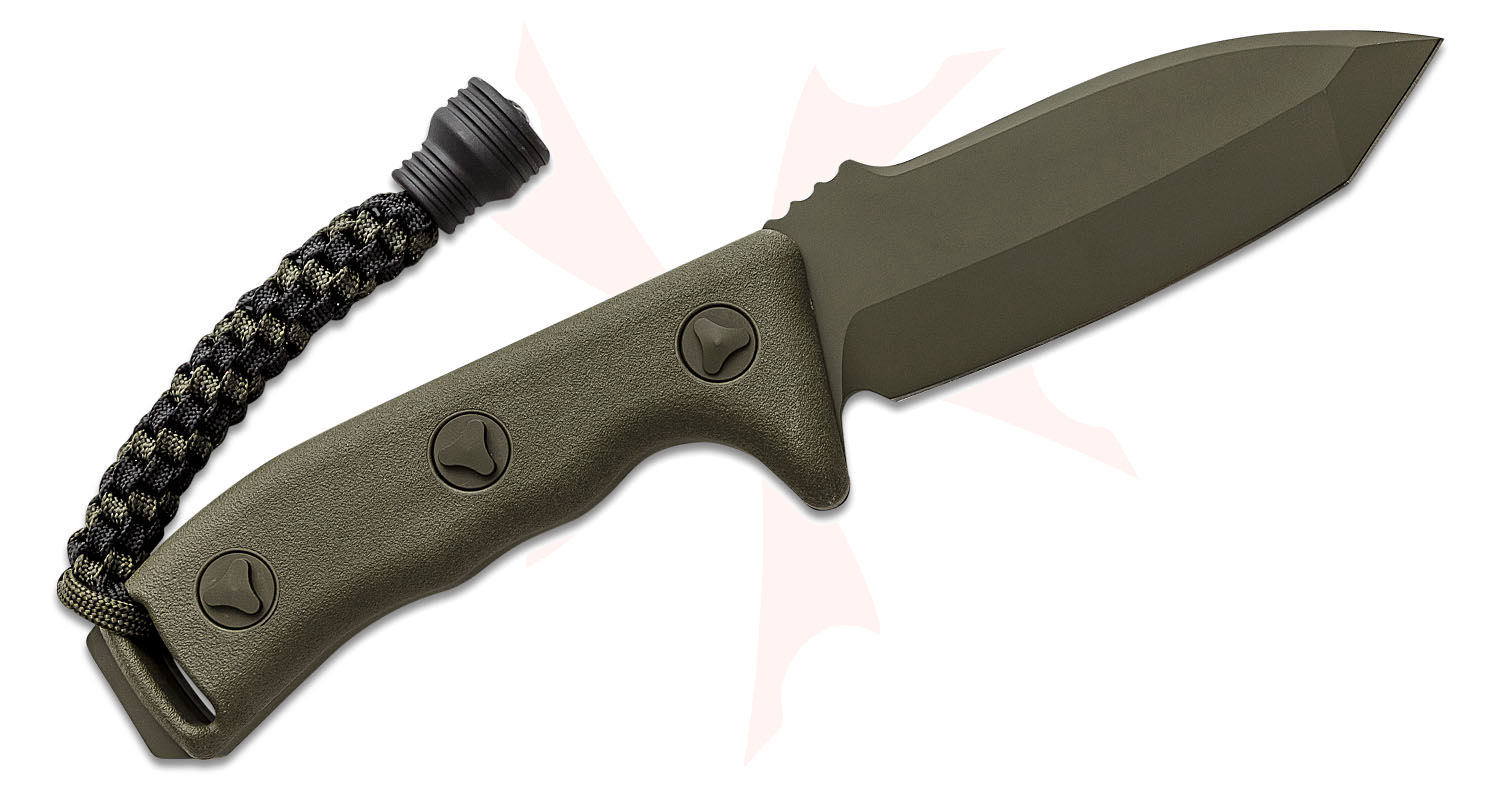 Microtech 103-1OD Currahee Combat Fixed Blade Knife 4.75" OD Green ...