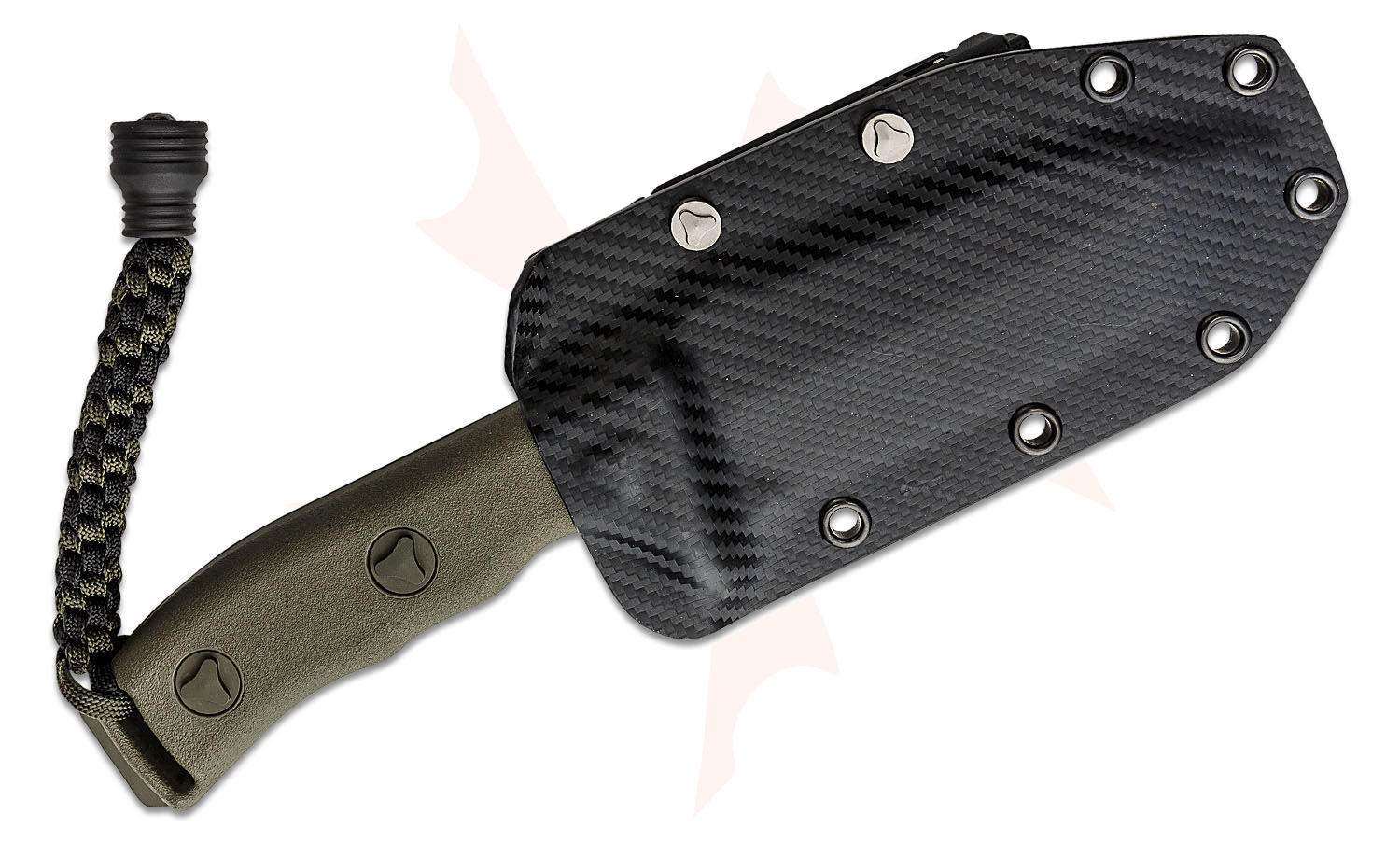 Microtech 103-1OD Currahee Combat Fixed Blade Knife 4.75" OD Green ...