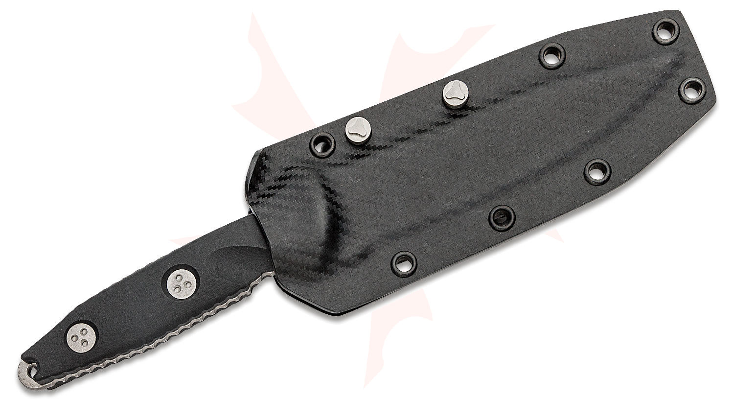 Microtech 113-10AP Socom Alpha Fixed Blade Knife 5.45" Apocalyptic Clip ...