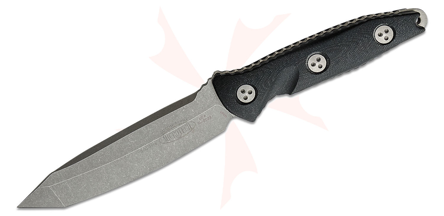 Microtech 114-10AP Socom Alpha Fixed Blade Knife 5.45" Apocalyptic ...