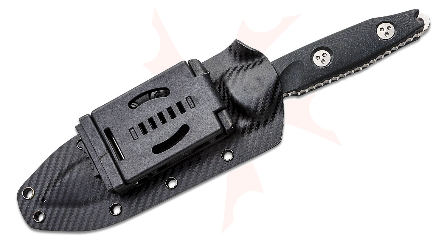 Microtech 114-11 Socom Alpha Fixed Blade Knife 5.45" Stonewashed Tanto ...