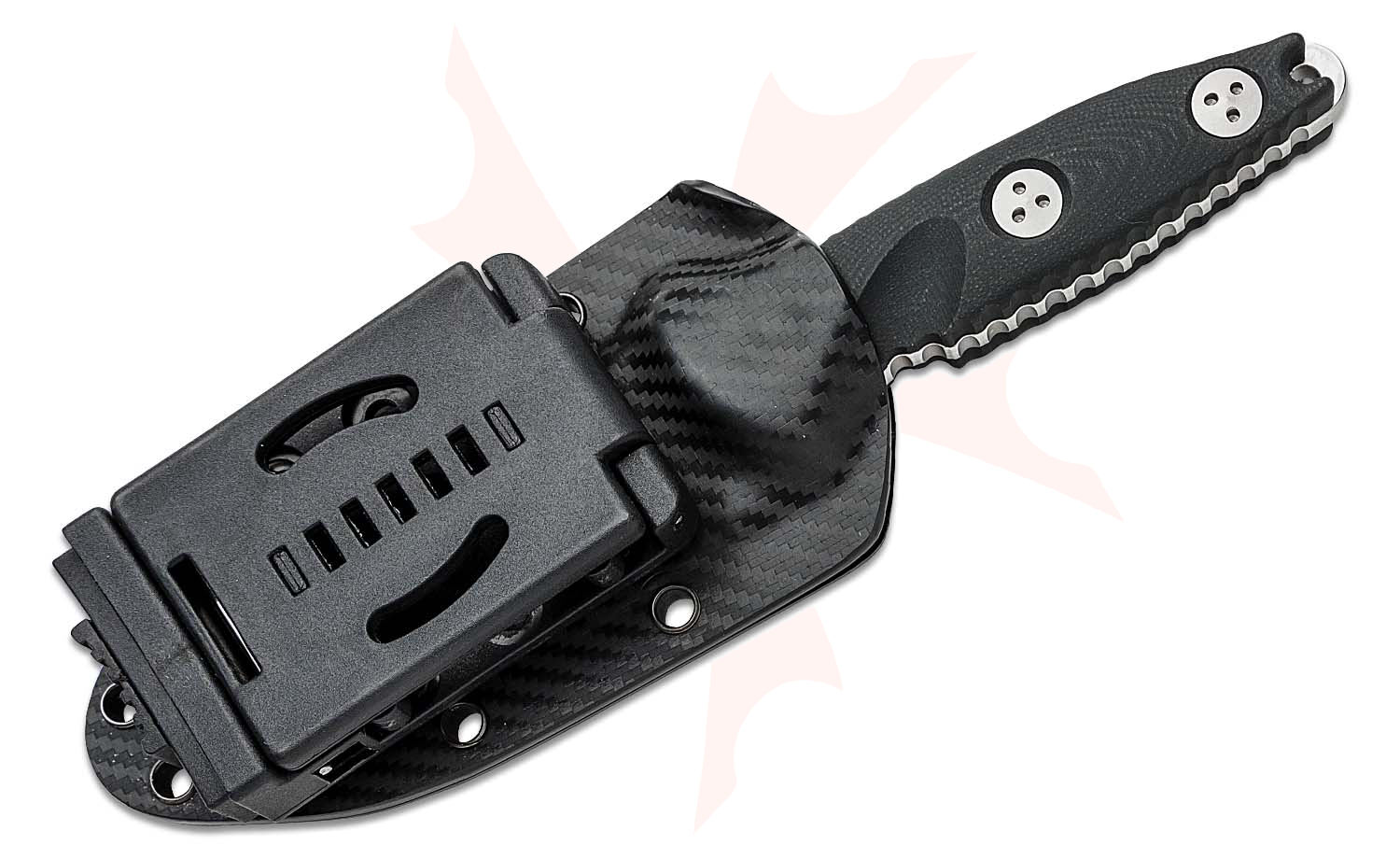 Microtech 114M-10 Socom Alpha Mini Fixed Blade Knife 3.72" Stonewashed ...