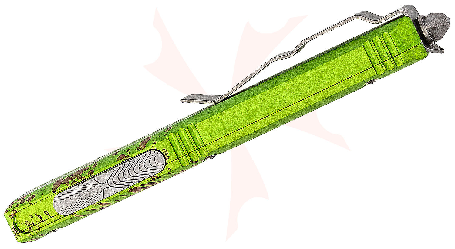 Microtech 120-10Z Zombie Tech AUTO OTF 3.46" Stonewashed Double Edge ...