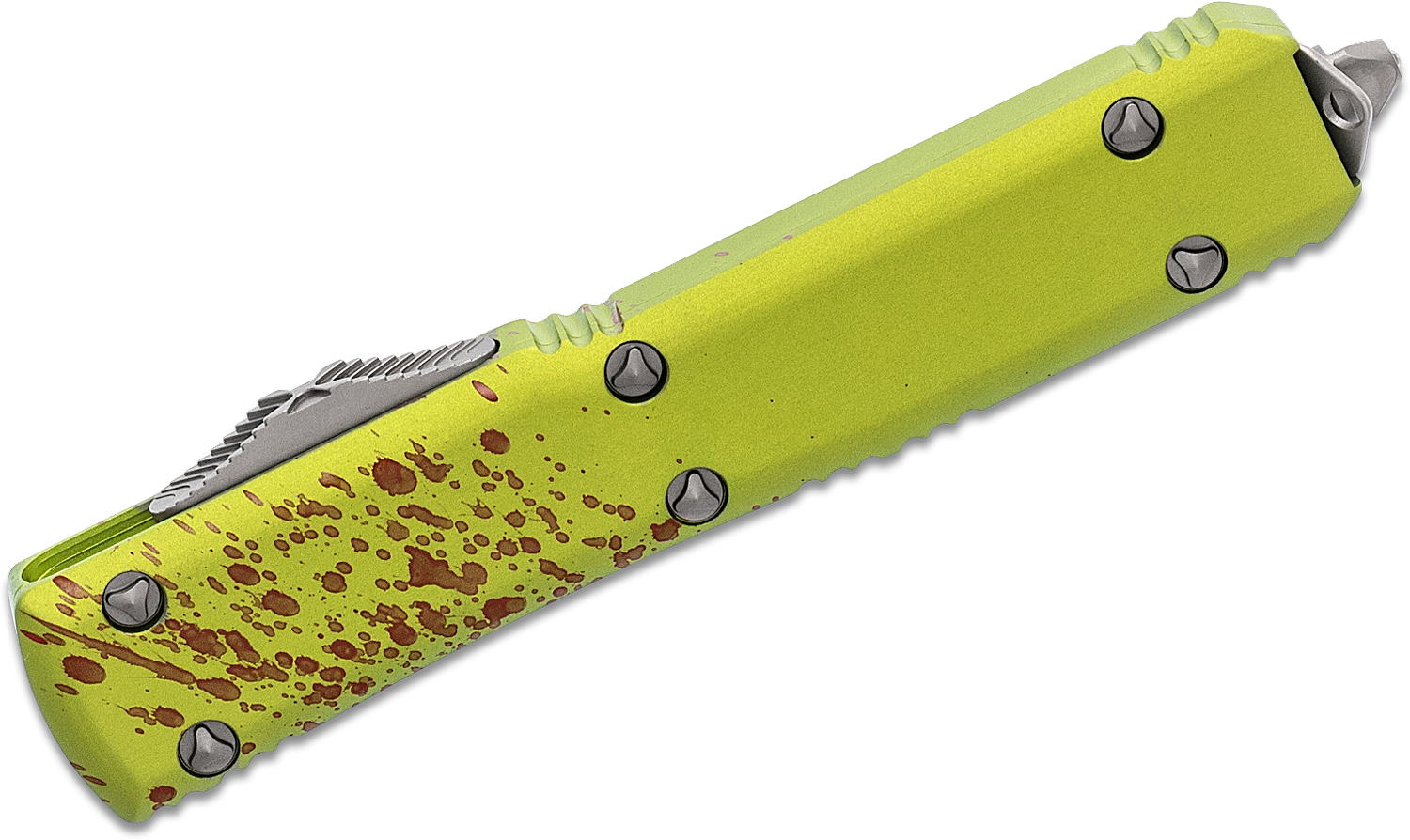 Microtech 121-10Z Zombie Tech Ultratech AUTO OTF 3.46" Stonewashed Drop ...