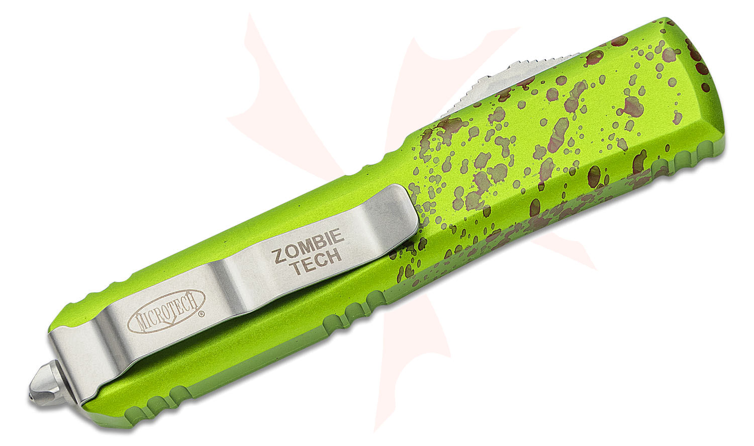 Microtech 122-10Z Signature Series Zombie Tech AUTO OTF Knife 3.46 ...